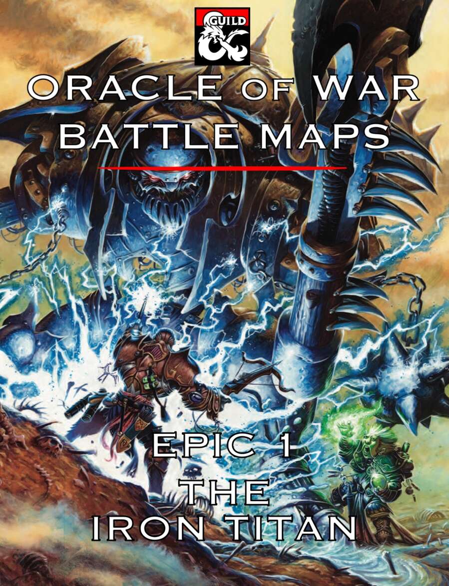 Oracle of War Battle Maps - The Iron Titan - Dungeon Masters Guild ...