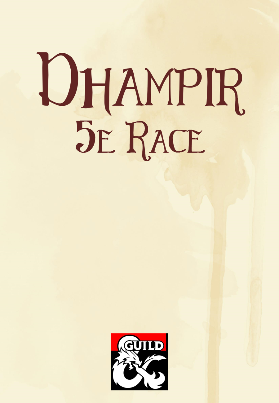 Dhampir (5e Race) - Dungeon Masters Guild | DriveThruRPG