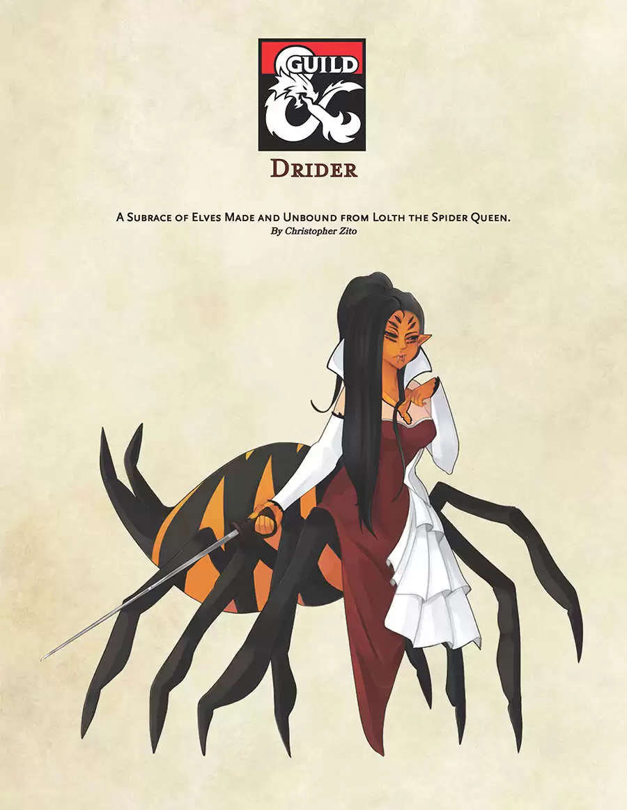 The Drider - Dungeon Masters Guild | DriveThruRPG
