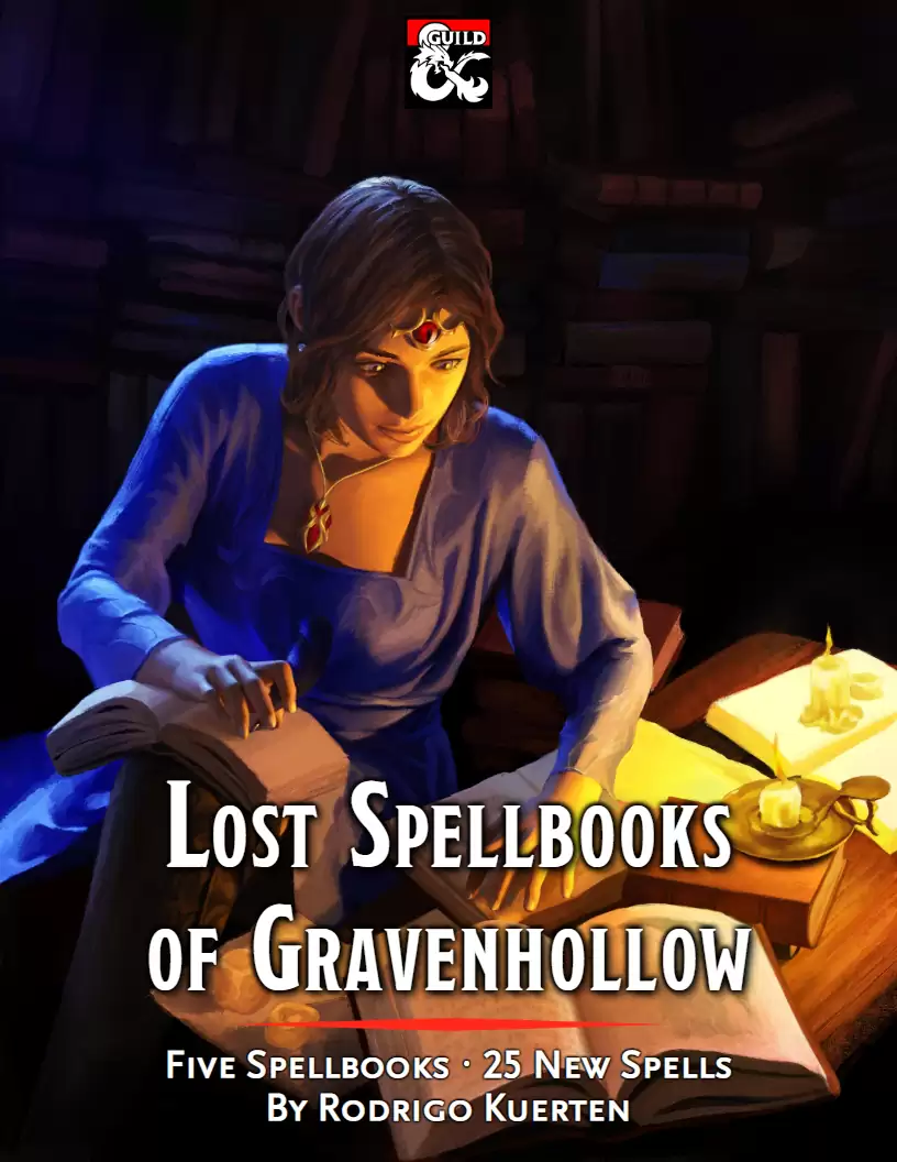 Lost Spellbooks of Gravenhollow - Dungeon Masters Guild | DriveThruRPG
