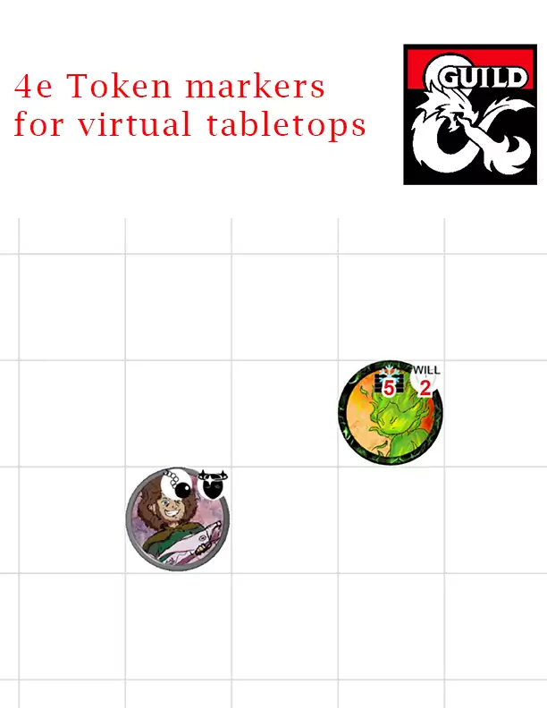 Dungeons and Dragons 4th Edition - Token Markers Pack - Dungeon Masters ...