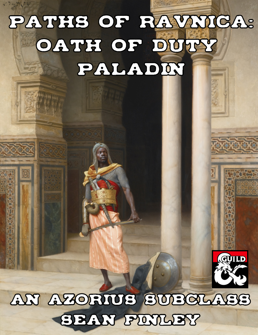 Paths of Ravnica: Azorius Oath of Duty Paladin - Dungeon Masters Guild ...
