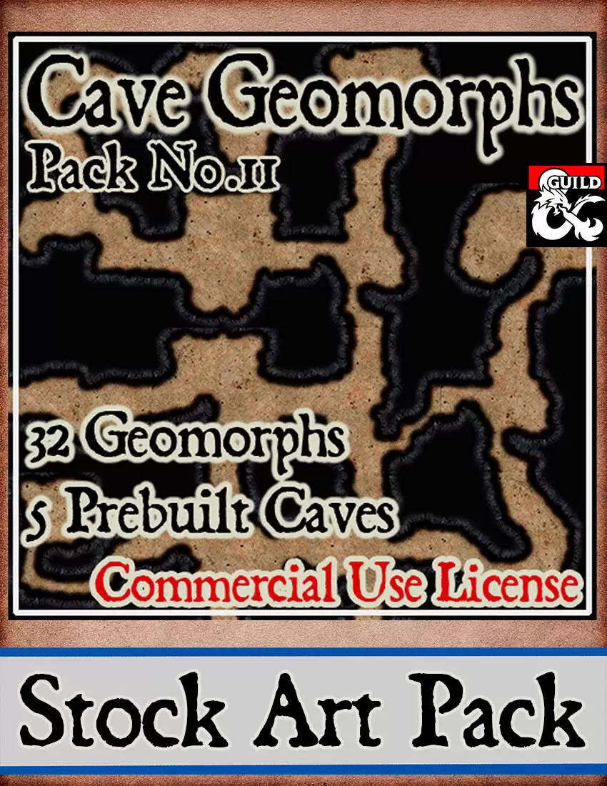 Cave Geomorphs - Stock Art Pack - Dungeon Masters Guild | DriveThruRPG