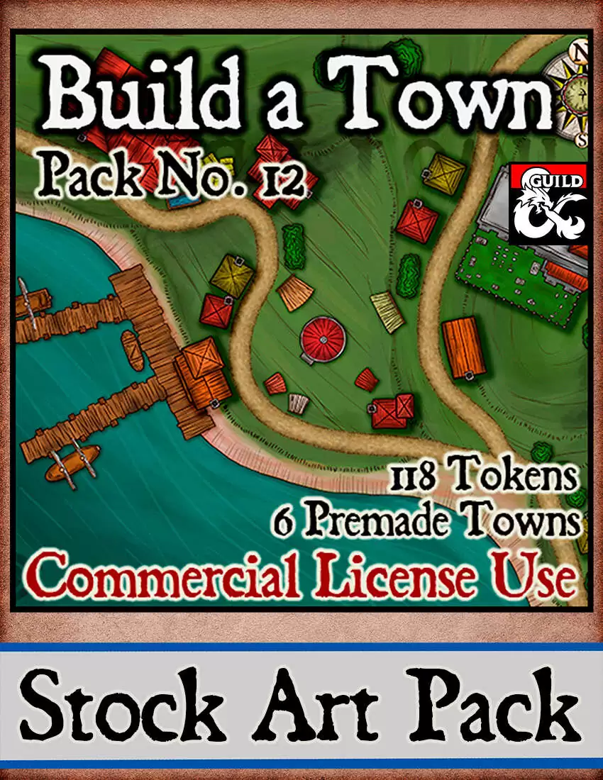 Build a Town - Stock Art Pack - Dungeon Masters Guild | DriveThruRPG