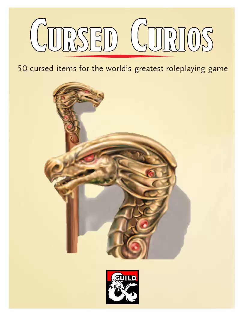 Cursed Curios - Fifty Cursed Items to Delight Your Players - Dungeon ...