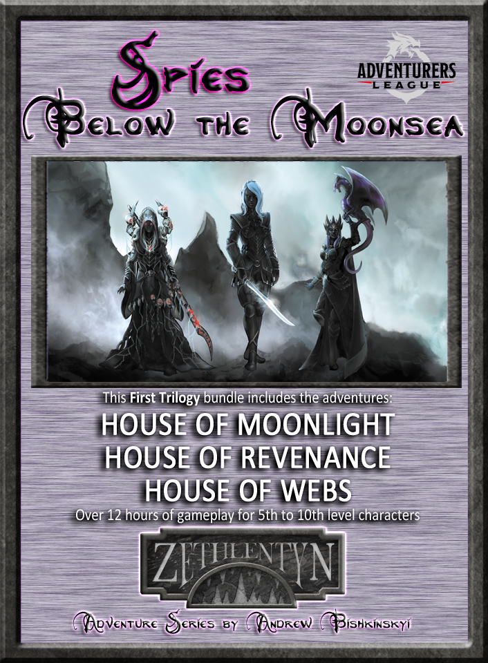Spies Below the Moonsea Trilogy (ZETH-B2) [BUNDLE] - Dungeon Masters ...