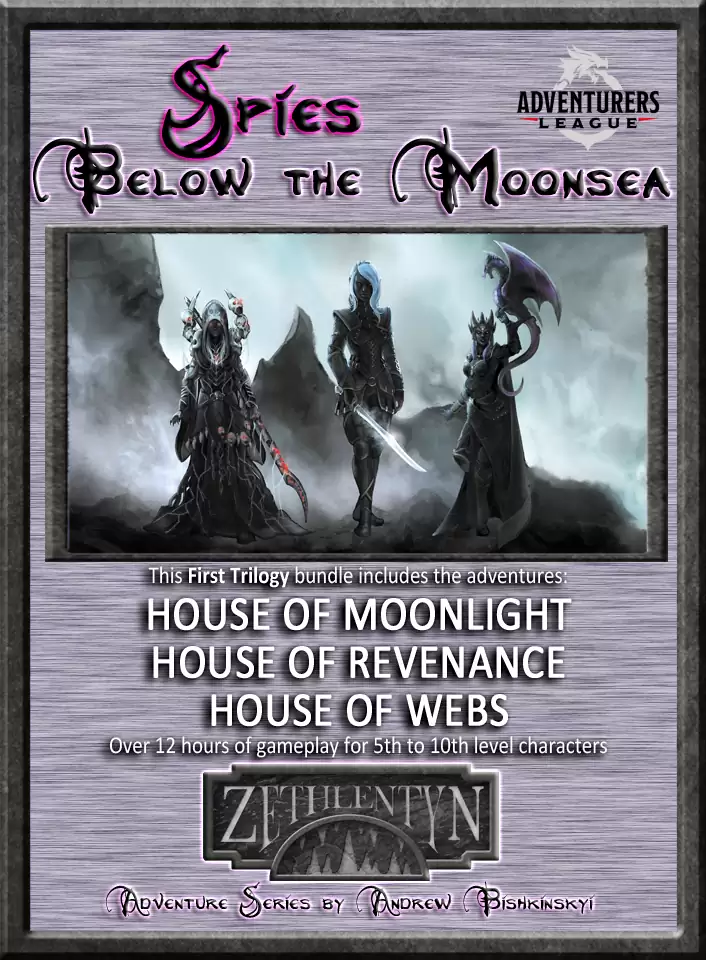 Spies Below the Moonsea Trilogy (ZETH-B2) [BUNDLE] - Dungeon Masters ...