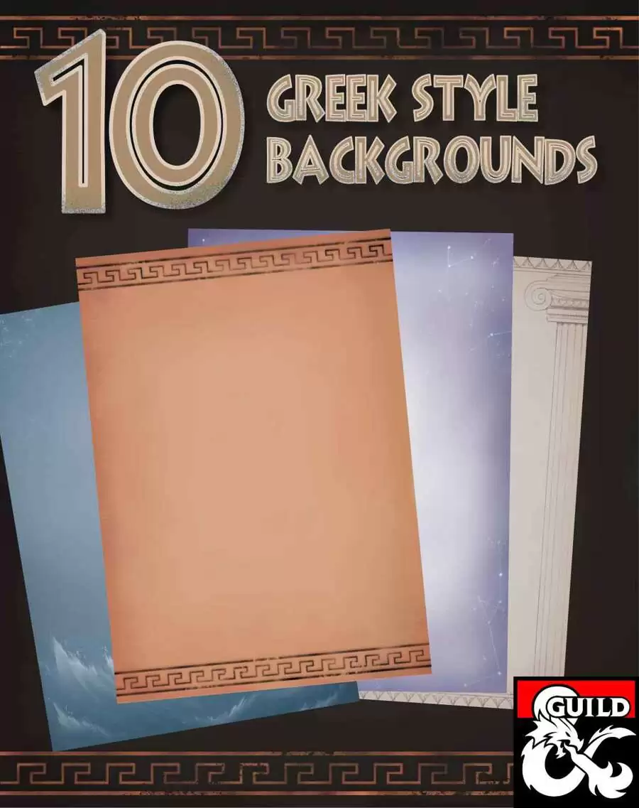 10 Greek Style Backgrounds - Dungeon Masters Guild | DriveThruRPG