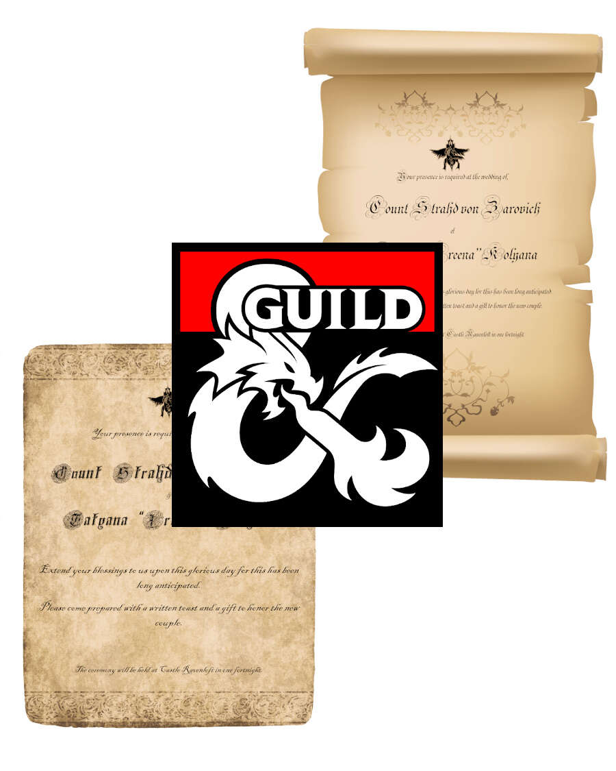 Curse of Strahd Wedding Invitation - Dungeon Masters Guild | DriveThruRPG