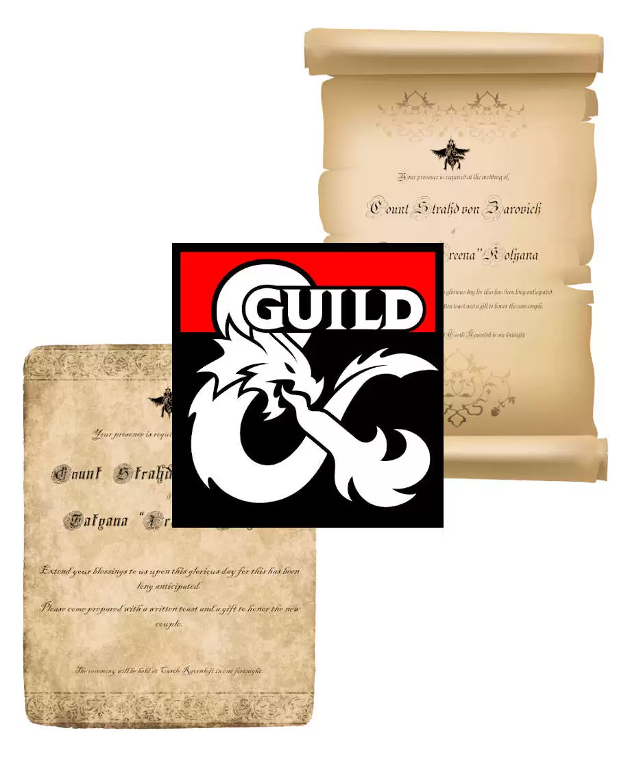 Curse of Strahd Wedding Invitation - Dungeon Masters Guild | DriveThruRPG
