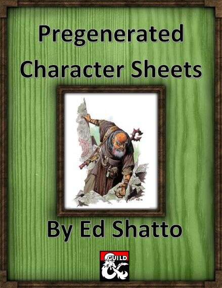 Pregenerated Character Sheets Level 10 - Dungeon Masters Guild ...