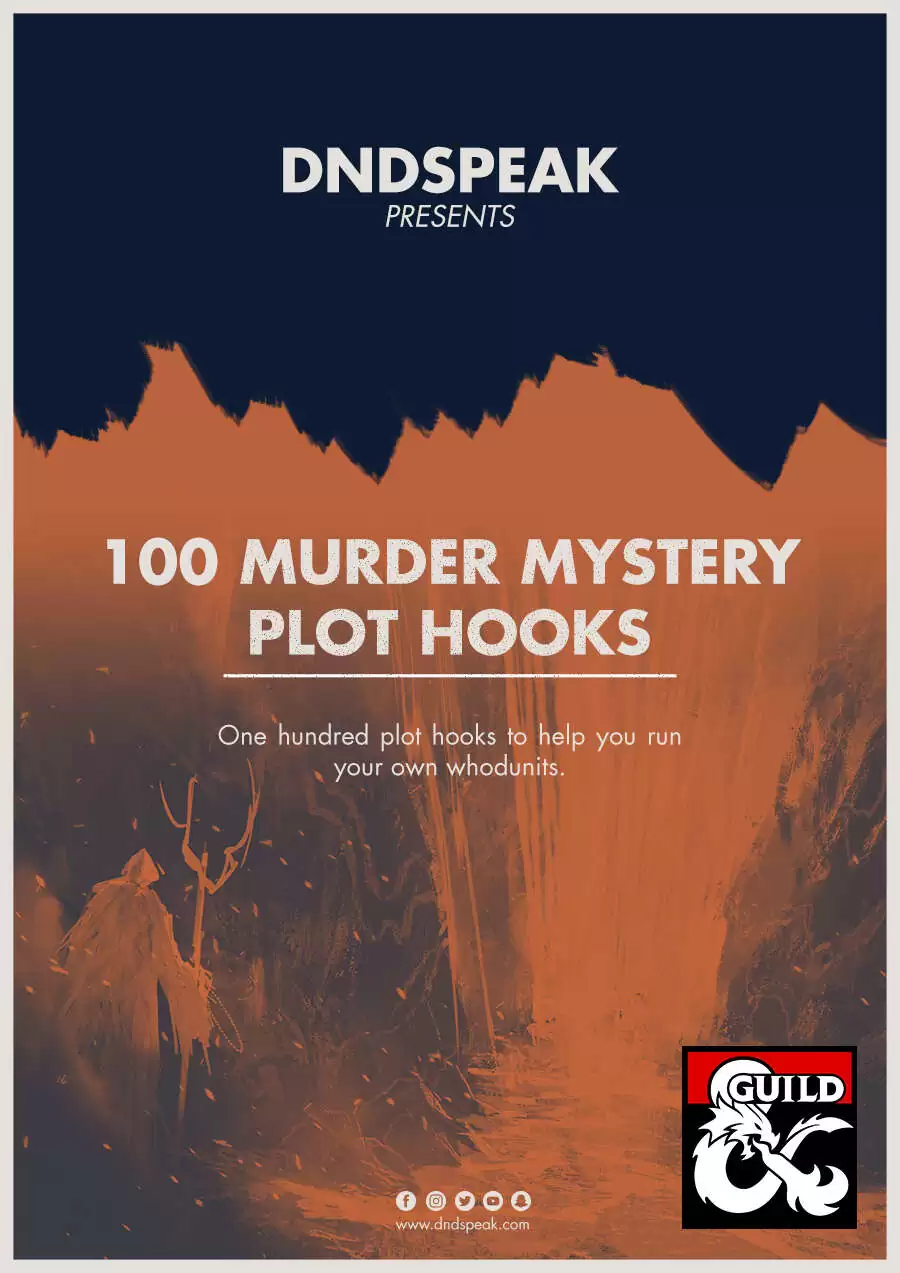 100 Murder Mystery Plot Hooks - Dungeon Masters Guild | DriveThruRPG