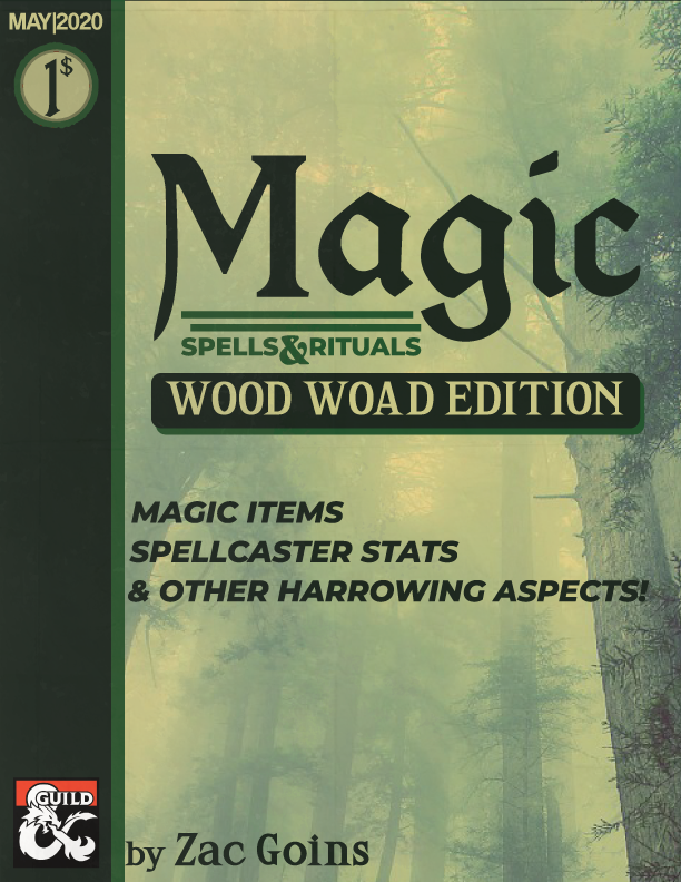 MAGIC: Wood Woad Edition - Dungeon Masters Guild | DriveThruRPG