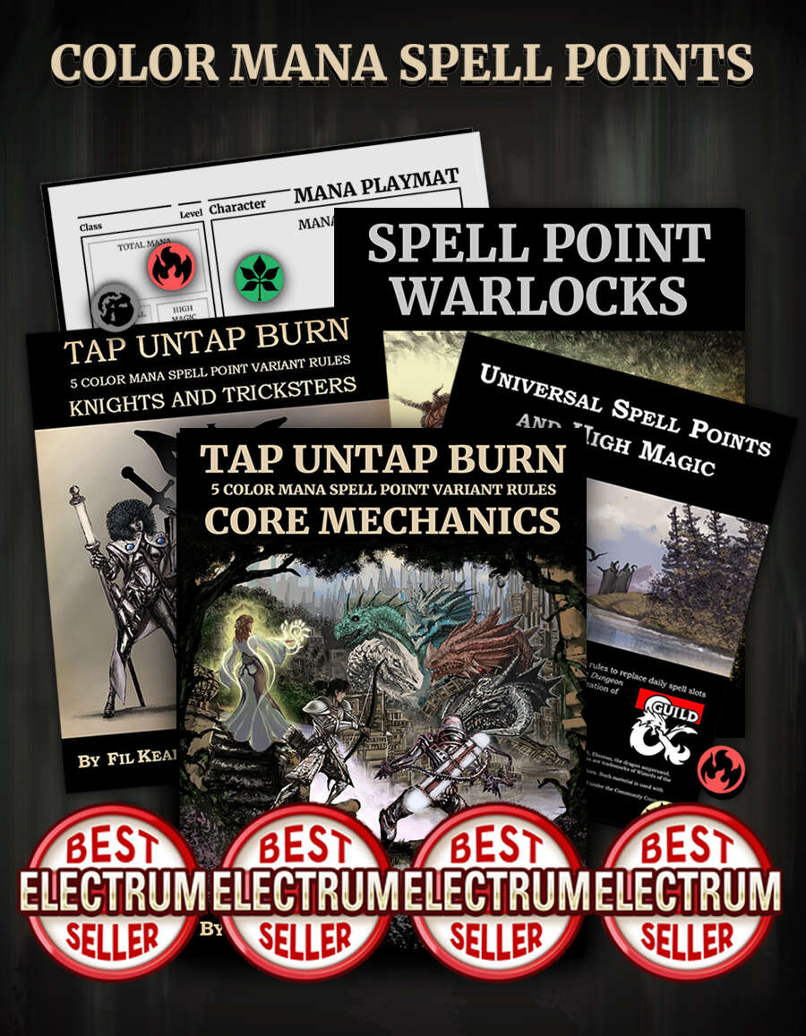 Color Mana Spell Points [BUNDLE] - Dungeon Masters Guild | DriveThruRPG