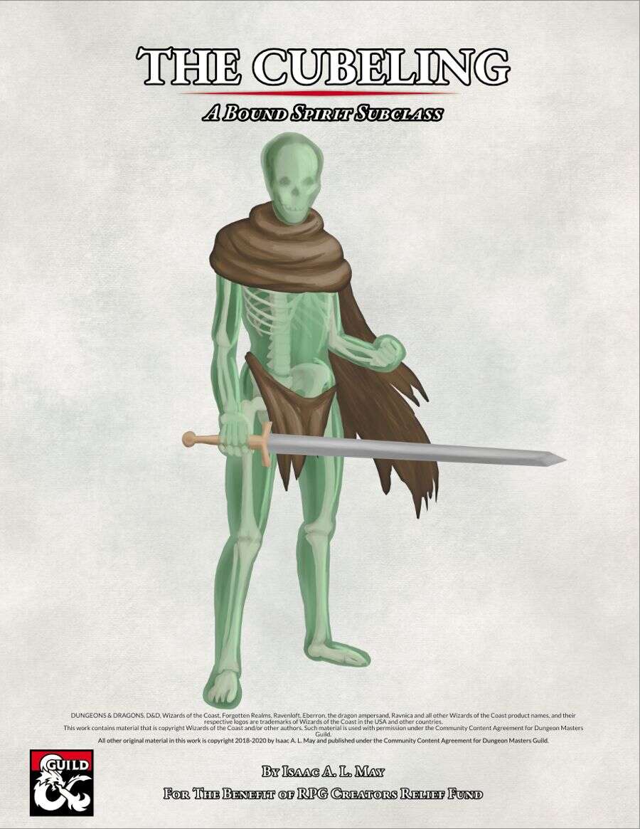Cursed Classes: The Cubeling - Dungeon Masters Guild | DriveThruRPG