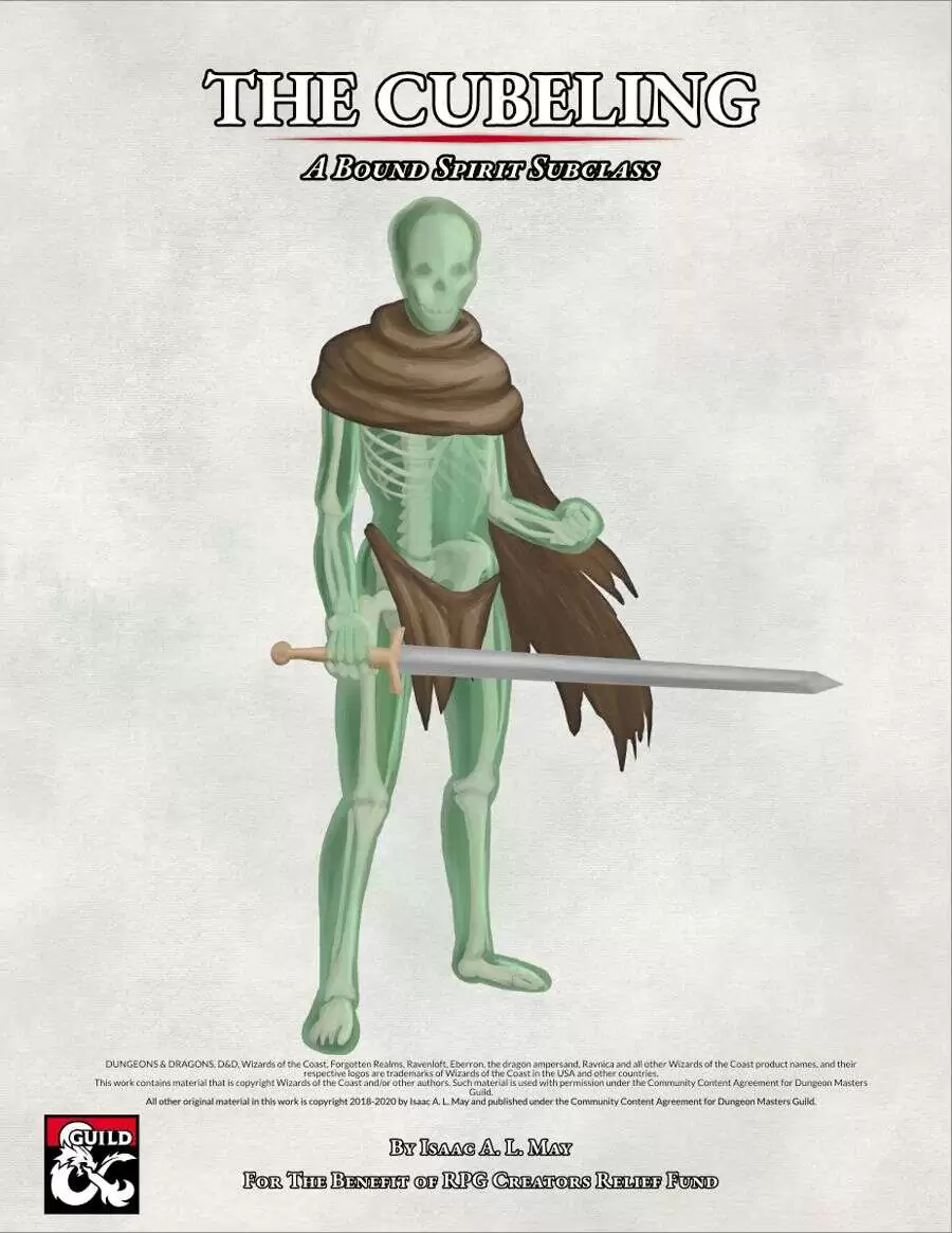 Cursed Classes: The Cubeling - Dungeon Masters Guild | DriveThruRPG