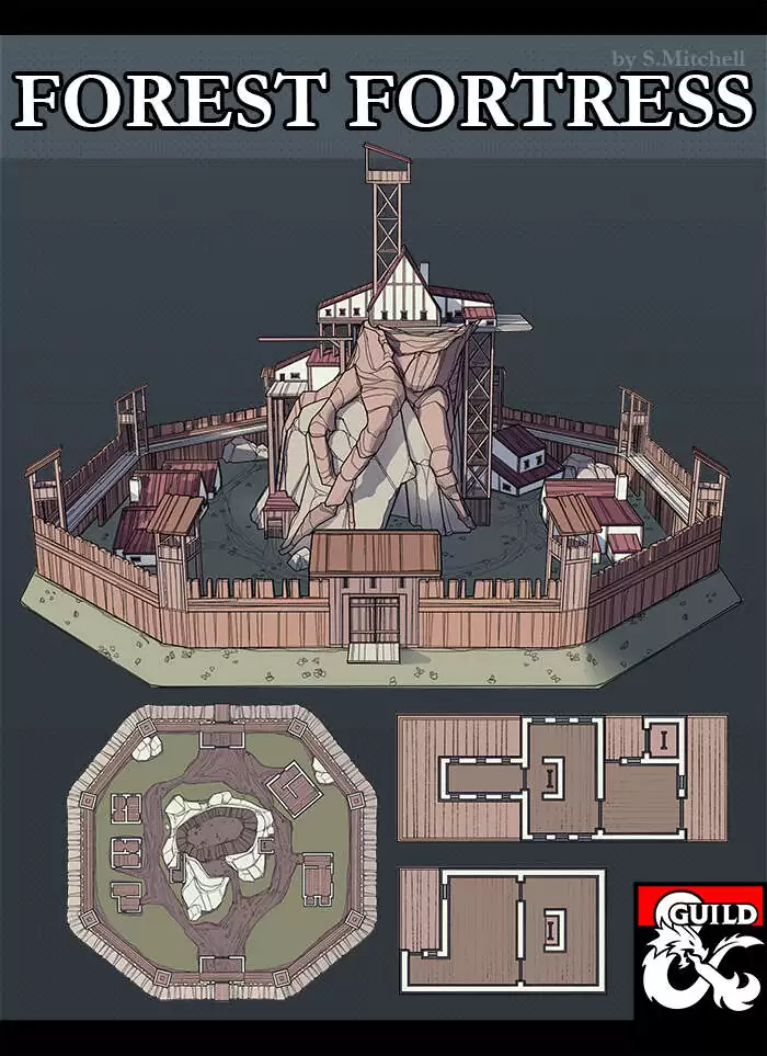 Forest Fortress - Dungeon Masters Guild | DriveThruRPG