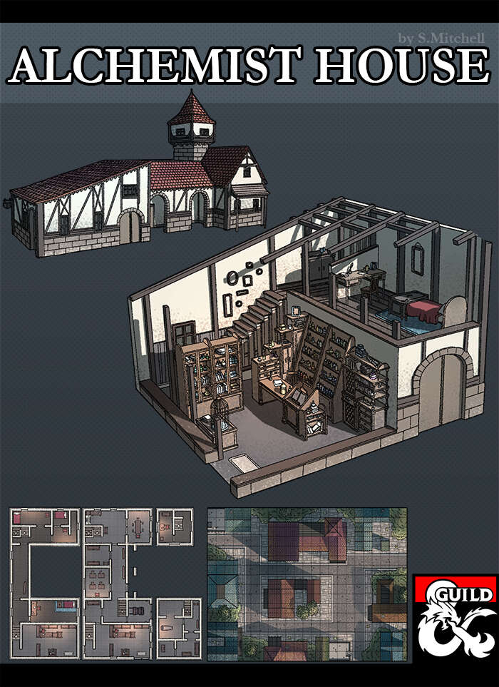 Alchemist House - Dungeon Masters Guild | DriveThruRPG