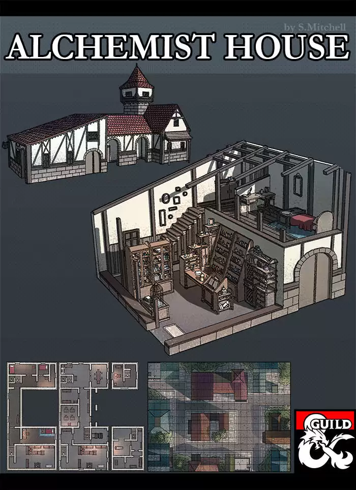 Alchemist House - Dungeon Masters Guild | DriveThruRPG