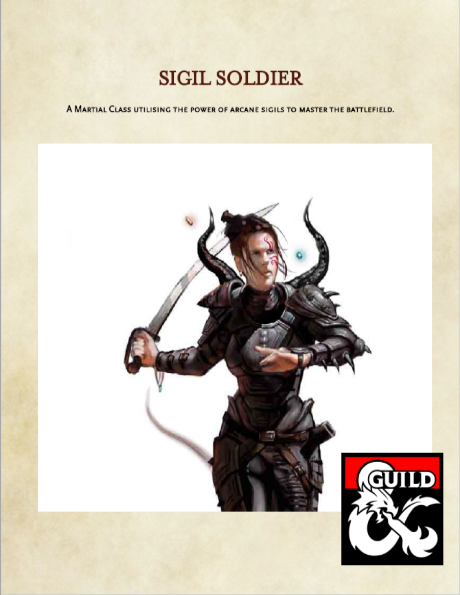 Sigil Soldier - Dungeon Masters Guild | DriveThruRPG