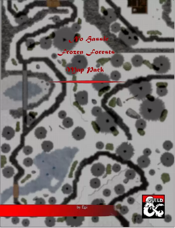 No Hassle Frozen Forest Map Pack - Dungeon Masters Guild | DriveThruRPG