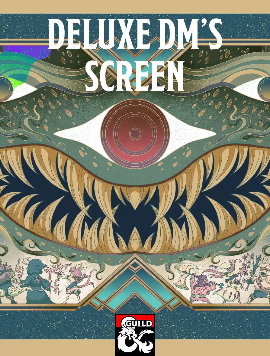 Deluxe Dungeon Master Screen - Dungeon Masters Guild | DriveThruRPG