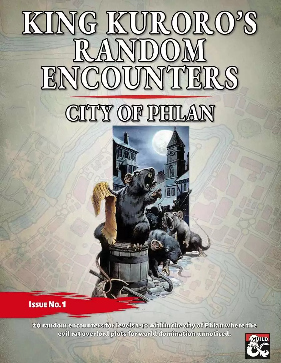 King Kuroro's Random Encounters Issue #01 - City of Phlan - Dungeon ...