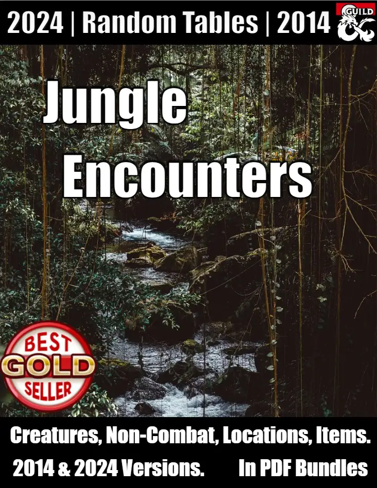 Jungle Encounters - Random Encounter Tables (2014 & 2024) - Dungeon ...