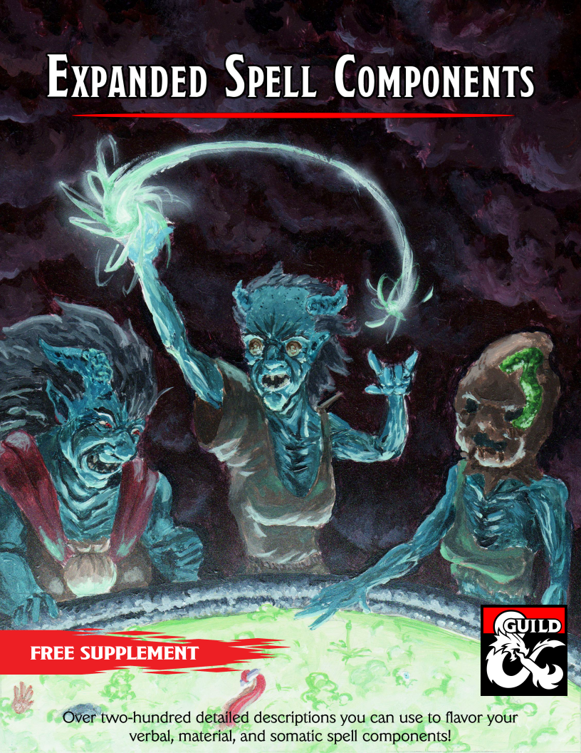 Expanded Spell Components - Dungeon Masters Guild | DriveThruRPG