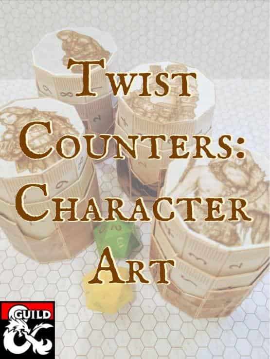 Twist Counters: Character Art - Dungeon Masters Guild | DriveThruRPG