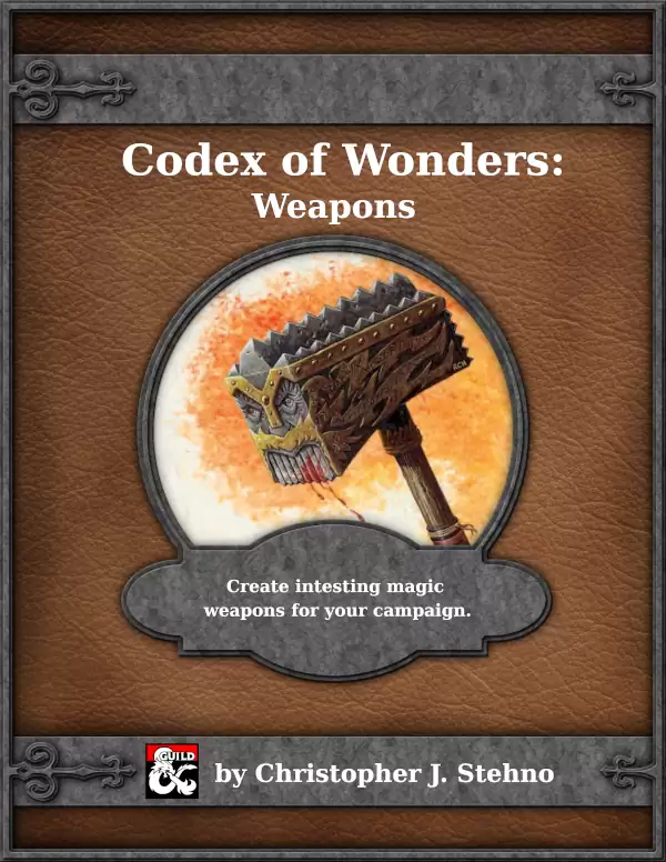Codex of Magical Wonders: Weapons - Dungeon Masters Guild | DriveThruRPG