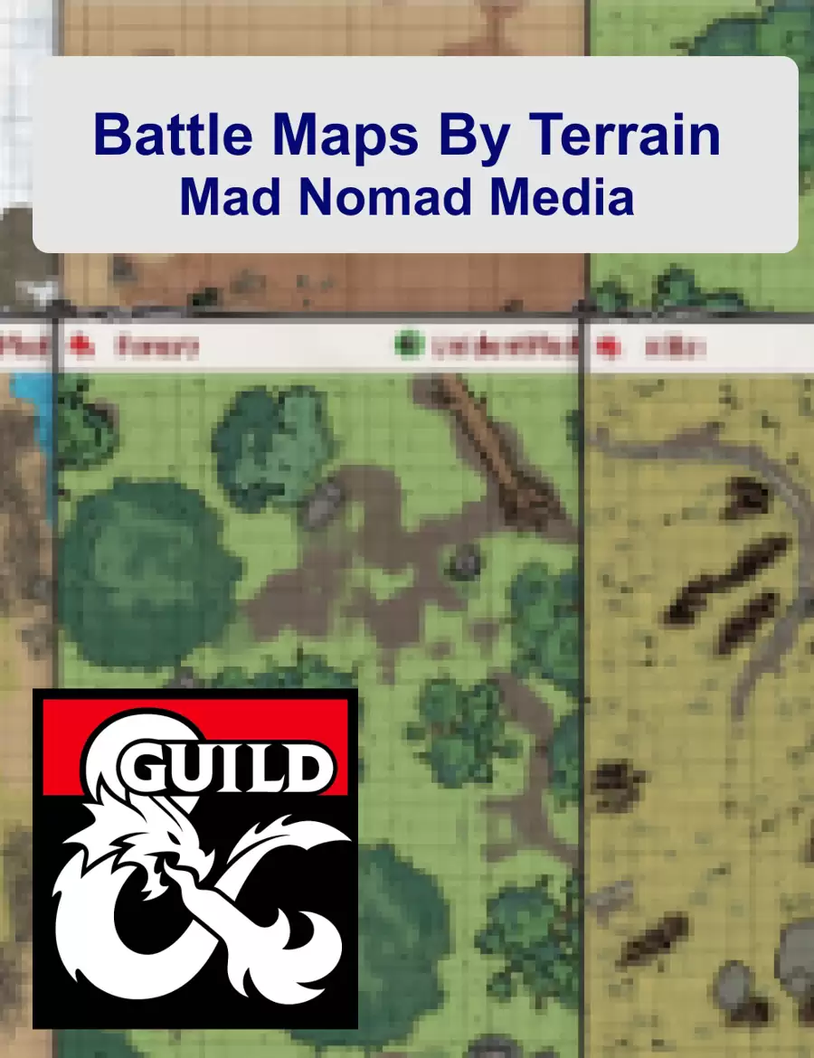 Battle Maps by Terrain for Fantasy Grounds - Dungeon Masters Guild ...