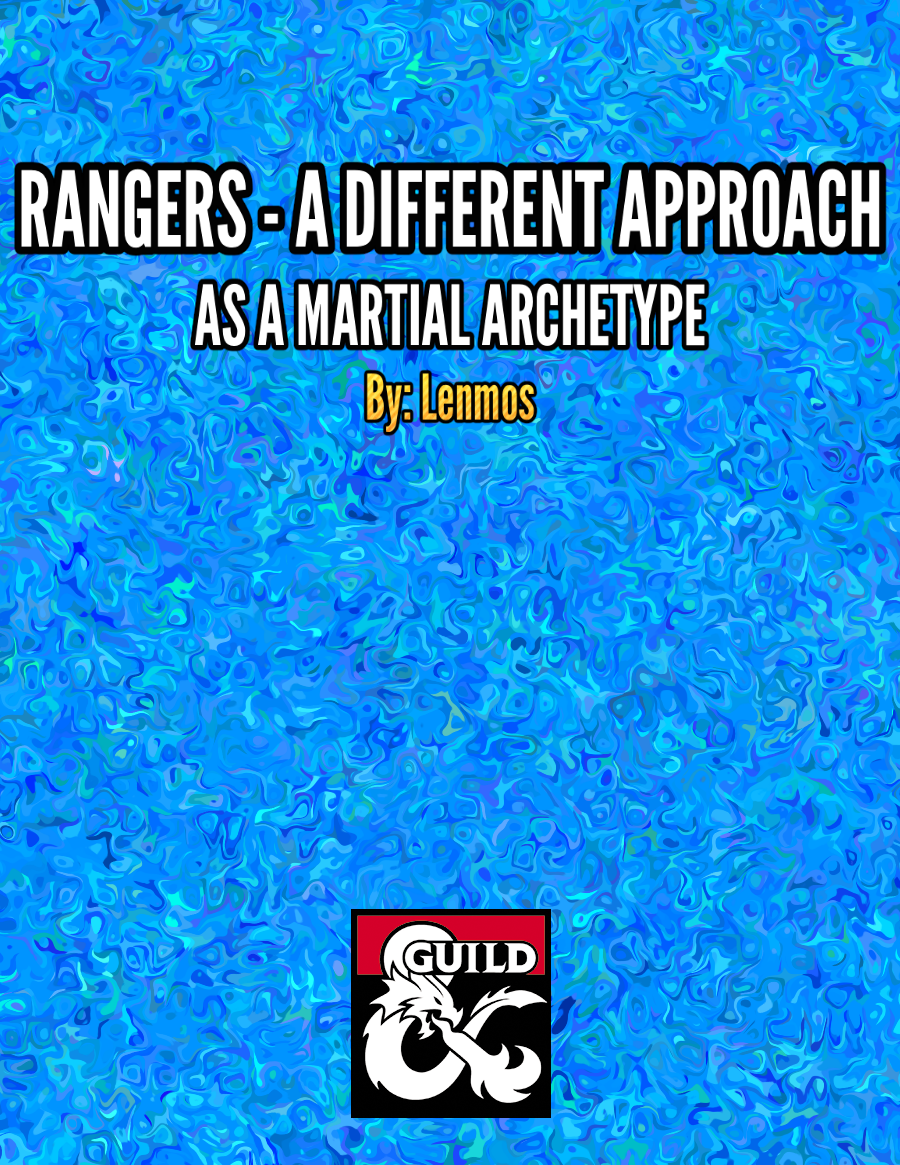 Rangers - A Different Approach - Dungeon Masters Guild | DriveThruRPG