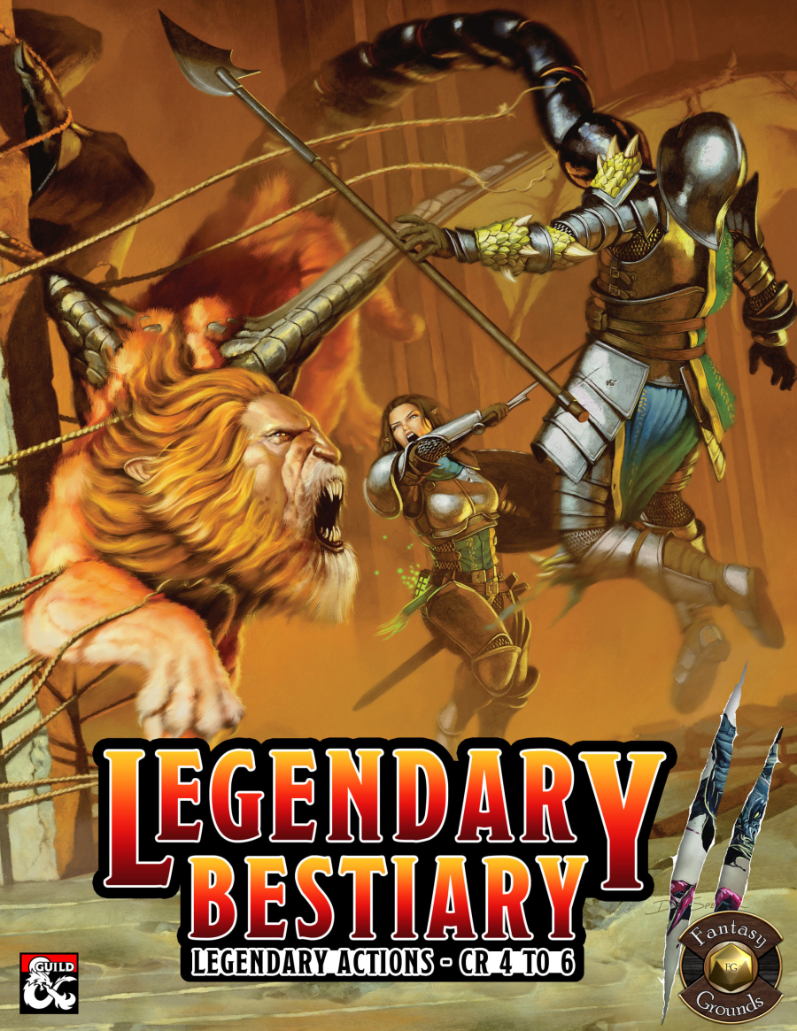 Legendary Bestiary II: Legendary Actions for CR 4 to 6 (Fantasy Grounds ...