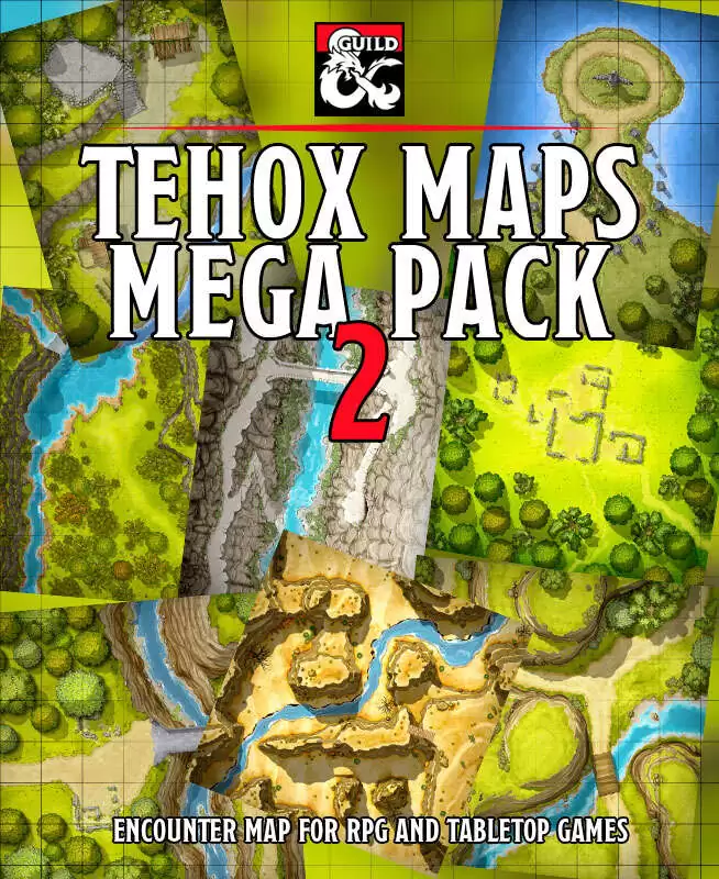 Tehox Maps mega pack 2 [BUNDLE] - Dungeon Masters Guild | DriveThruRPG