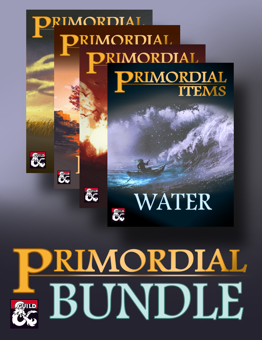 The Primordial Bundle: 100 Elemental Magic Items [BUNDLE] - Dungeon ...