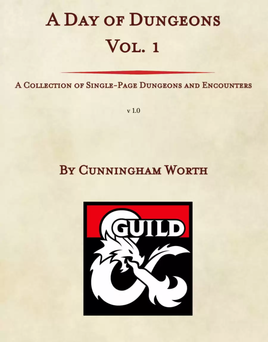 A Day of Dungeons Vol. 1 - Dungeon Masters Guild | DriveThruRPG