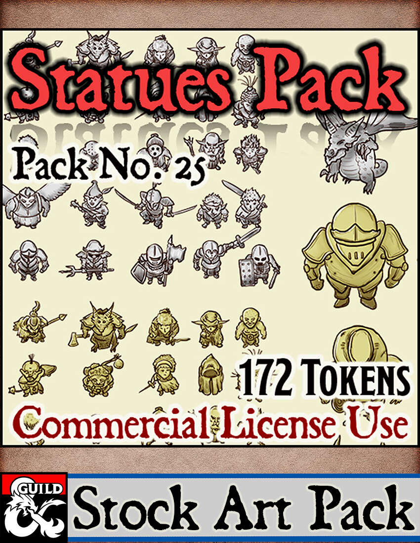 Statues - Stock Art Pack - Dungeon Masters Guild | DriveThruRPG