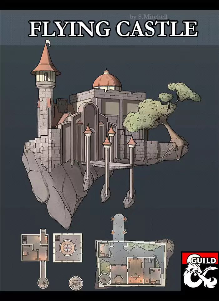 Flying Castle - Dungeon Masters Guild | DriveThruRPG