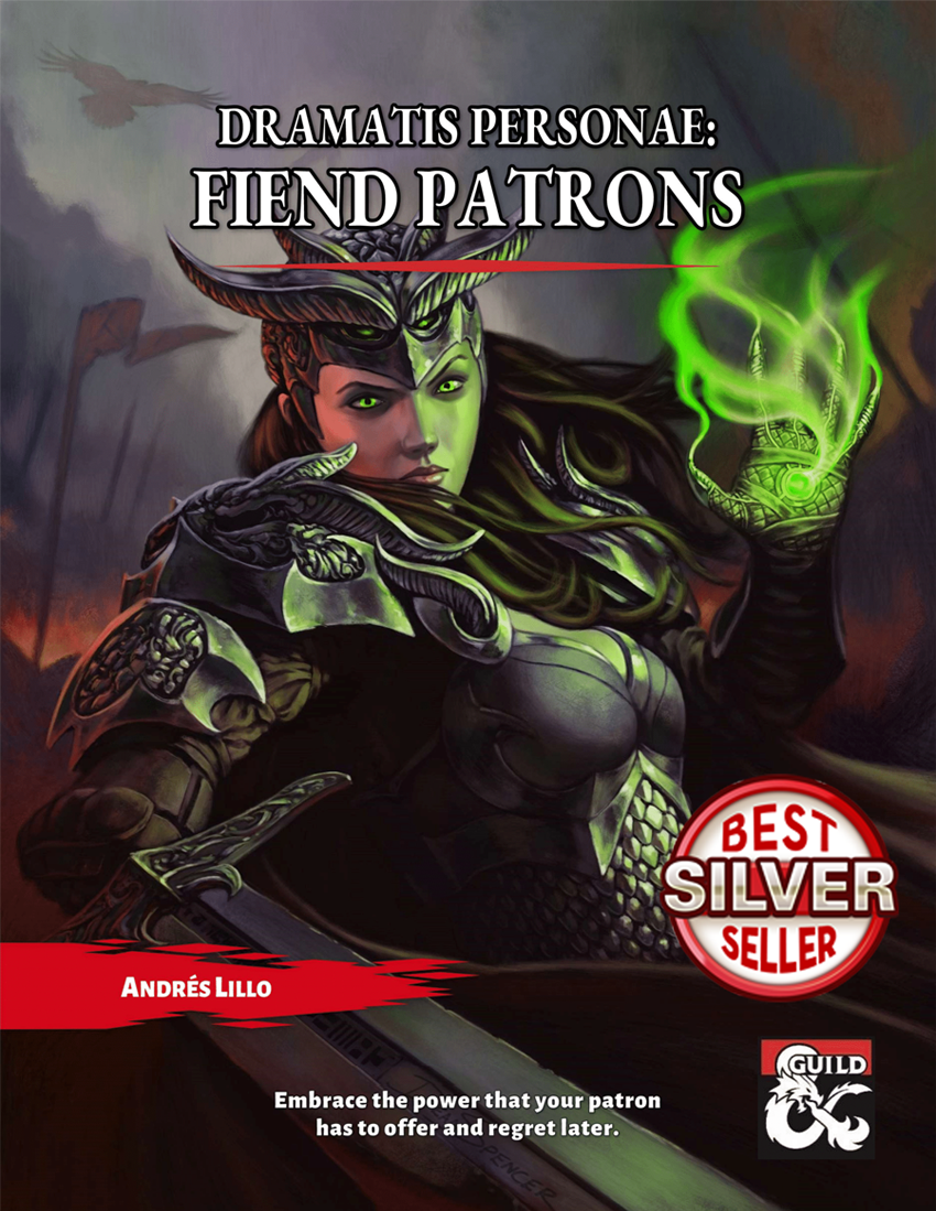 Dramatis Personae: Fiend Patrons - Dungeon Masters Guild | DriveThruRPG