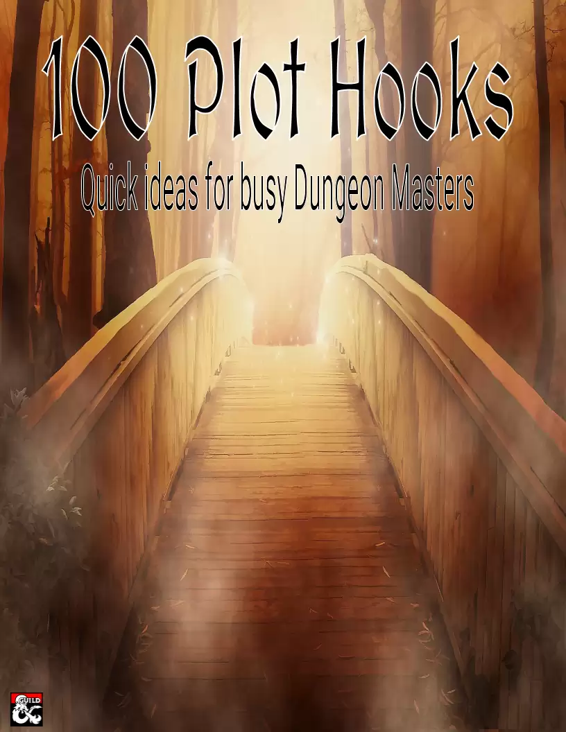 100 Plot Hooks - Dungeon Masters Guild | DriveThruRPG