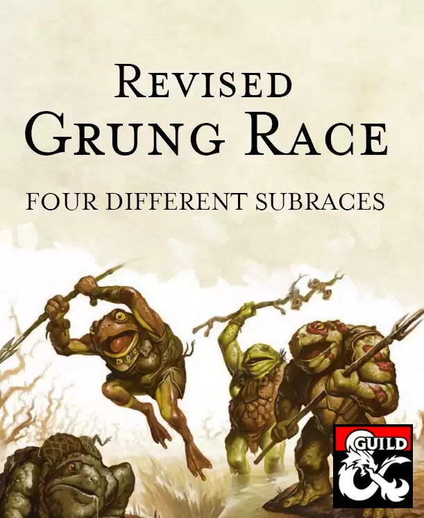 Revised Grung Race - Dungeon Masters Guild | DriveThruRPG