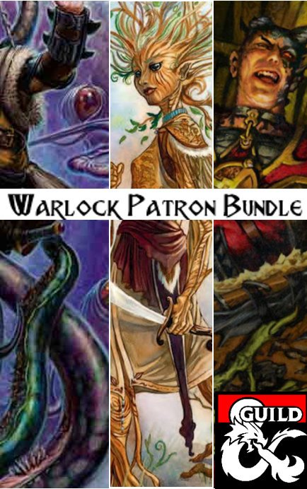 Warlock Patron Bundle: 24 Patrons - Dungeon Masters Guild | DriveThruRPG