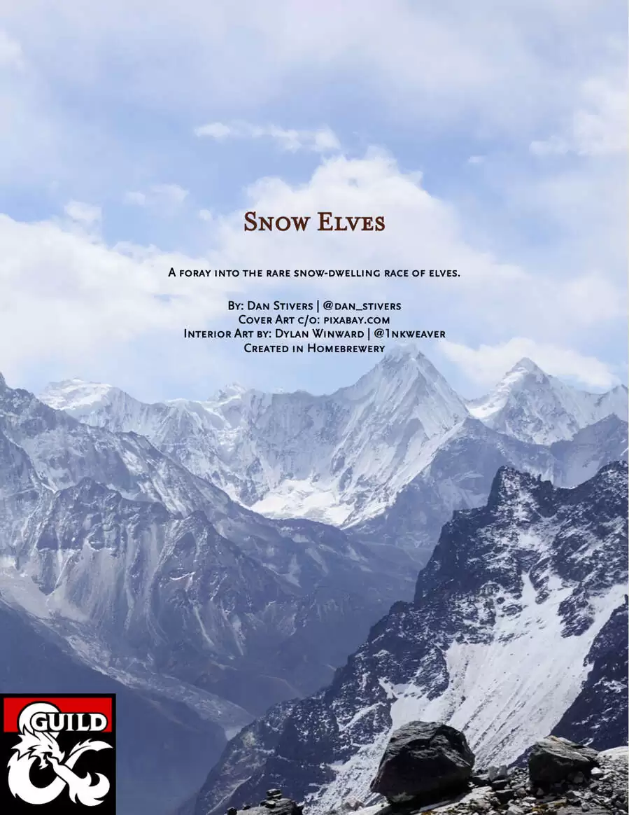 Snow Elves - Dungeon Masters Guild | DriveThruRPG