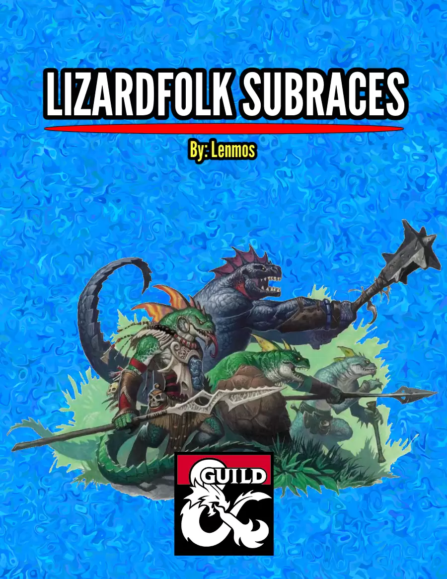 Lizardfolk Subraces - Dungeon Masters Guild | DriveThruRPG