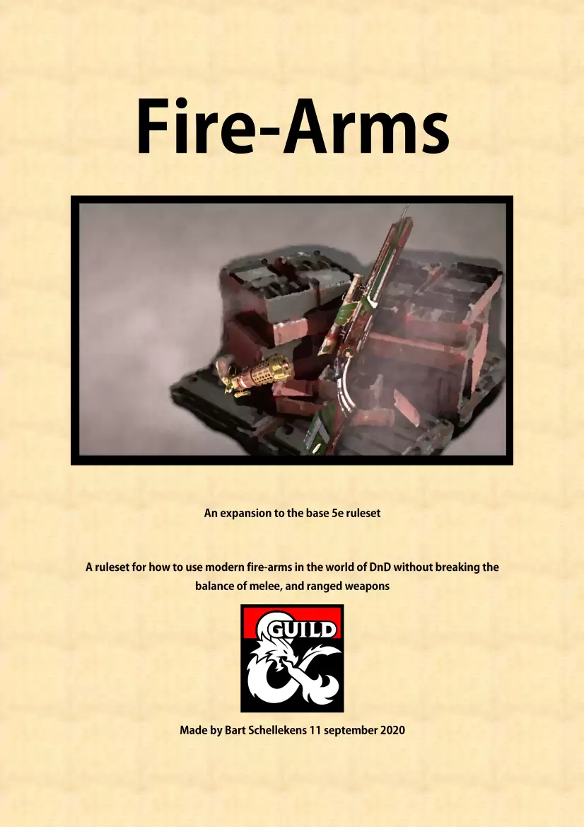 Fire-Arms - Dungeon Masters Guild | DriveThruRPG