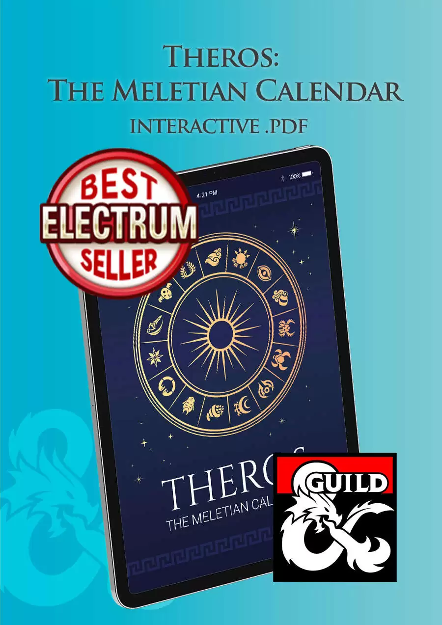 Theros - The Meletian Calendar - Dungeon Masters Guild | DriveThruRPG