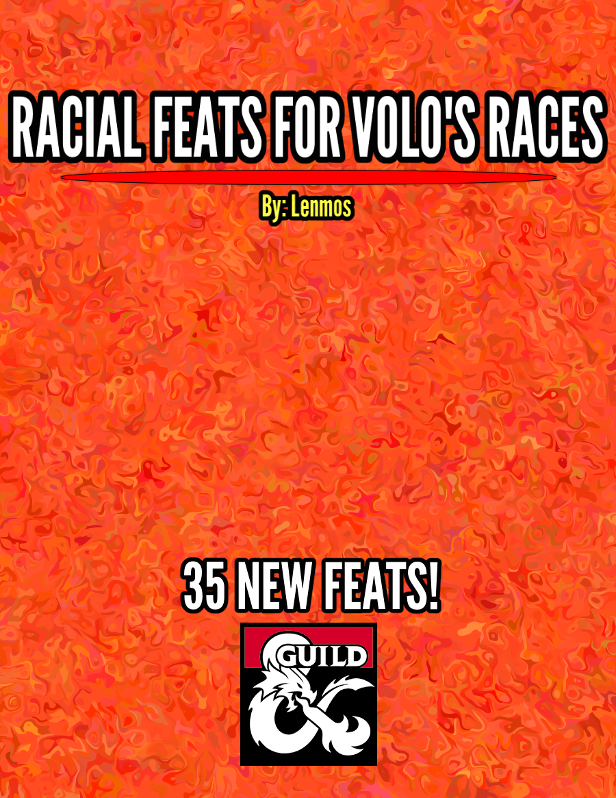 Racial Feats for Volo's Races - Dungeon Masters Guild | DriveThruRPG