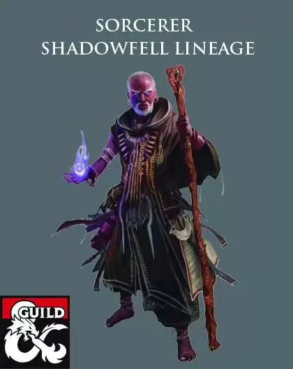 Sorcerer subclasse, Shadowfell Lineage - Dungeon Masters Guild ...