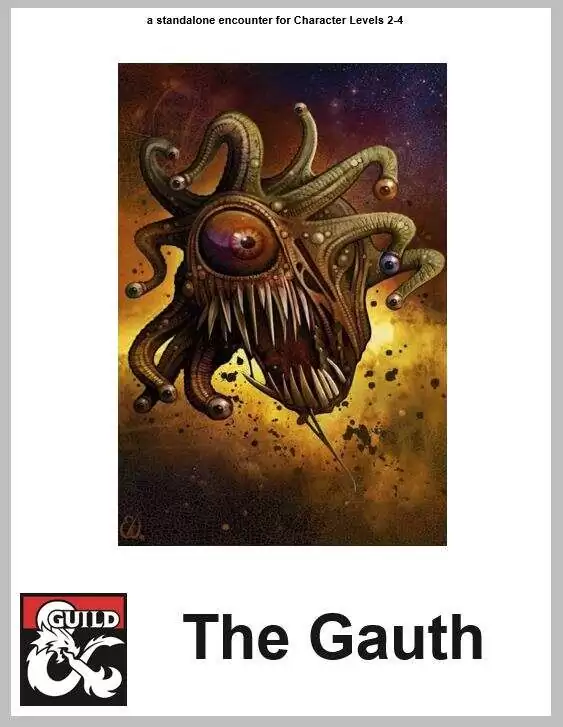 The Gauth - Dungeon Masters Guild | DriveThruRPG